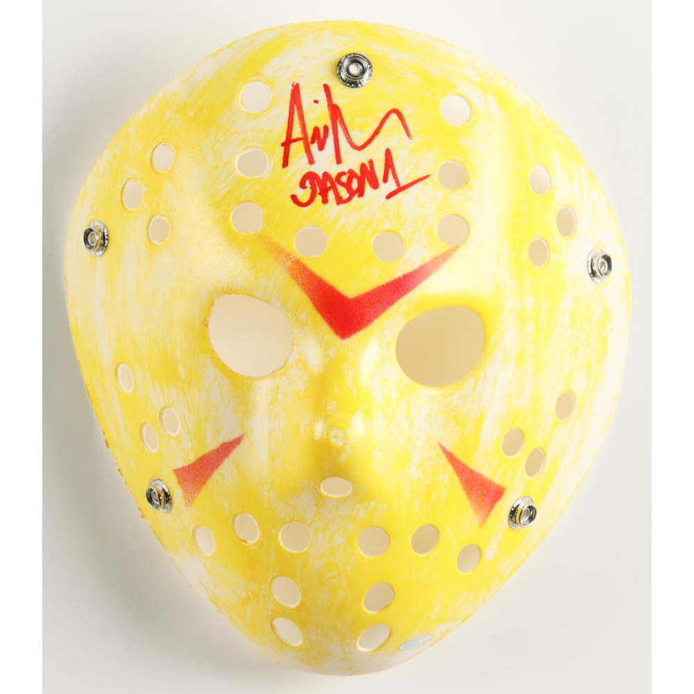 Ari Lehman Signed "Friday the 13th" Jason Voorhees Mask Inscribed ...