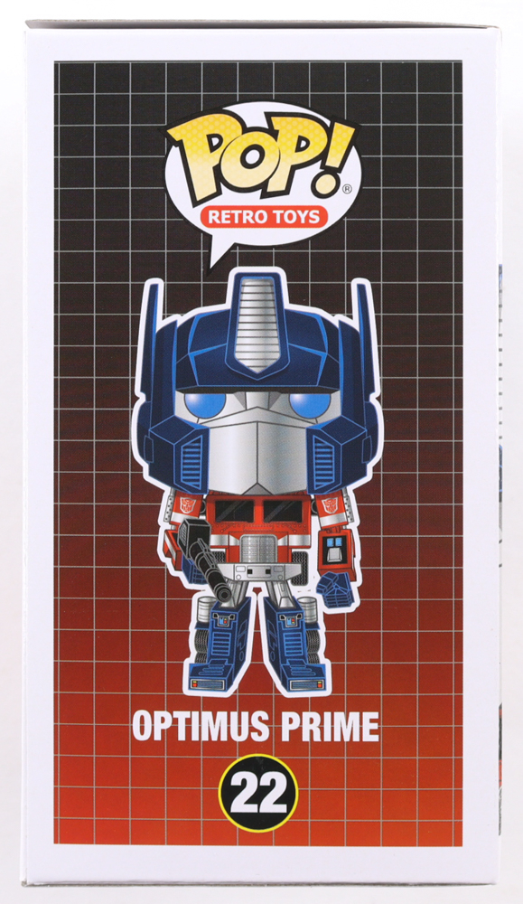 Peter Cullen Signed "Transformers" #22 Optimus Prime Funko Pop! Vinyl ...