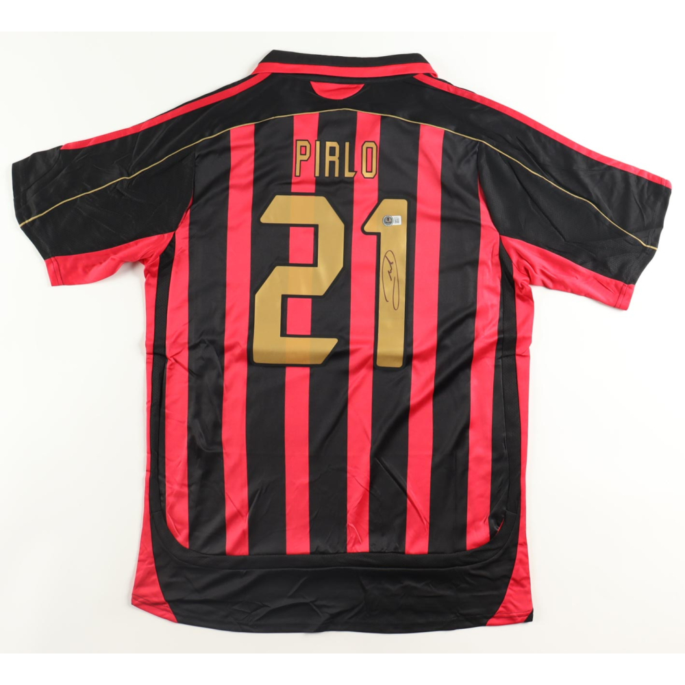Andrea Pirlo Signed Adidas AC Milan Jersey (Beckett) | Pristine Auction