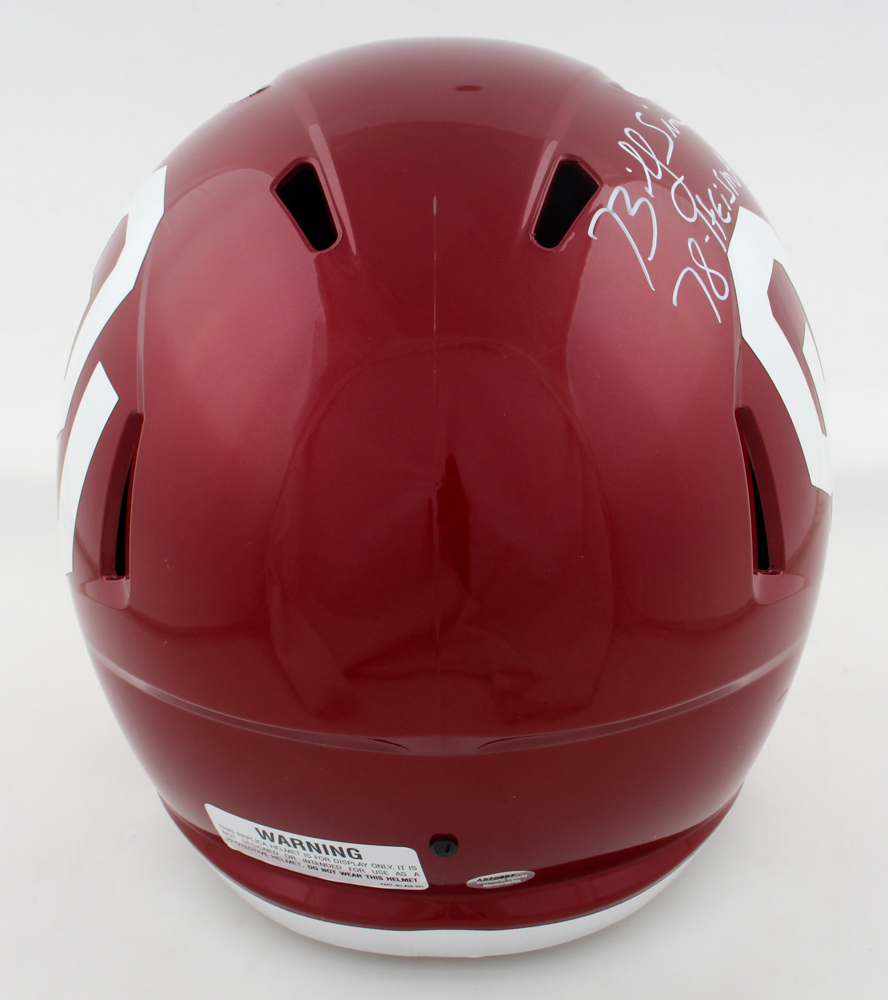 Billy Sims Signed Oklahoma Sooners Full-Size Speed Helmet Inscribed "78 ...