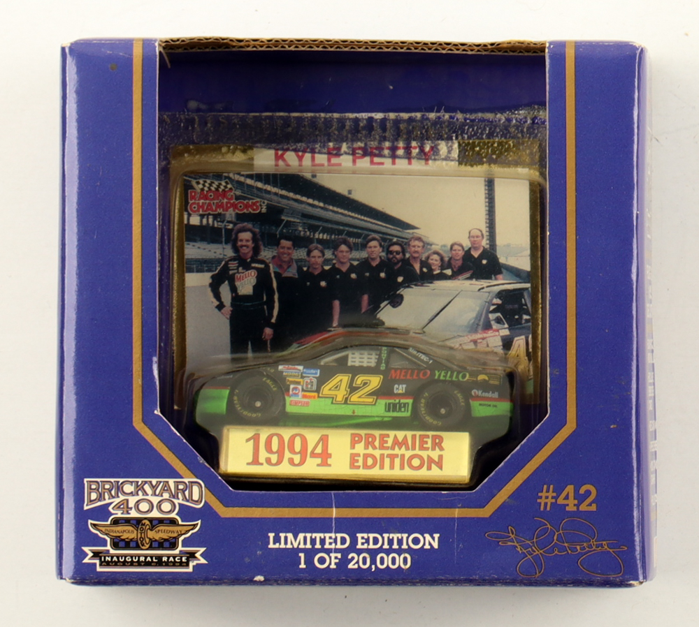 Kyle Petty Signed NASCAR 1994 #42 Mello Yello 1:64 Scale Die Cast Car ...