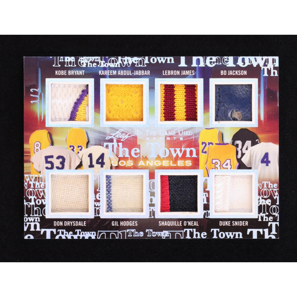 2024 ITG Used Sports The Town Memorabilia Spectrum Silver #TT3 #1/2 ...