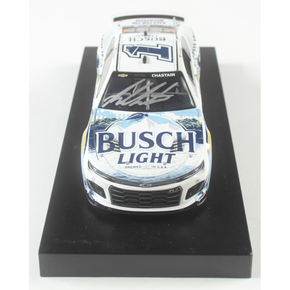 Ross Chastain Signed 2024 #1 Busch Light Fishing 1:24 Diecast Car (PA ...