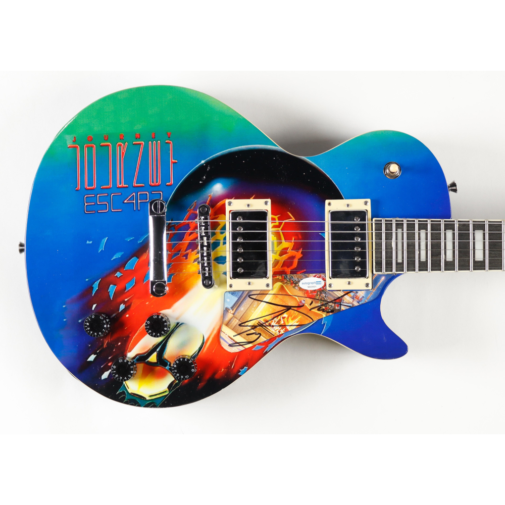 Steve Perry Signed "Journey: Escape" 39" Electric Guitar (ACOA ...