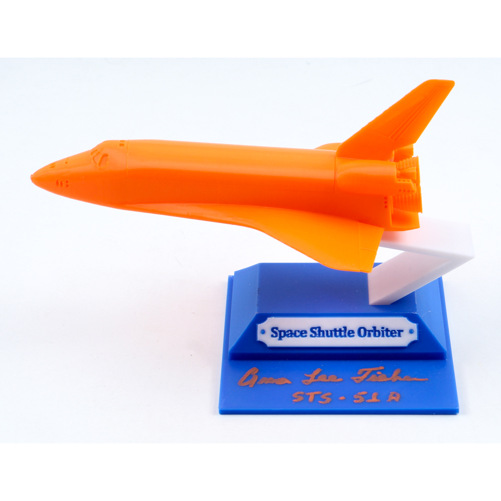 Anna Lee Fisher Signed NASA 3D-Printed Rocket Inscribed "STS-51A" (JSA) | Pristine Auction
