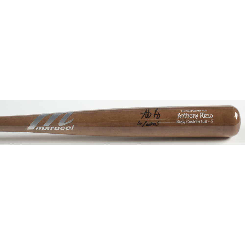 Anthony Rizzo Signed Marucci Rizz44 Model Baseball Bat Inscribed "Go ...