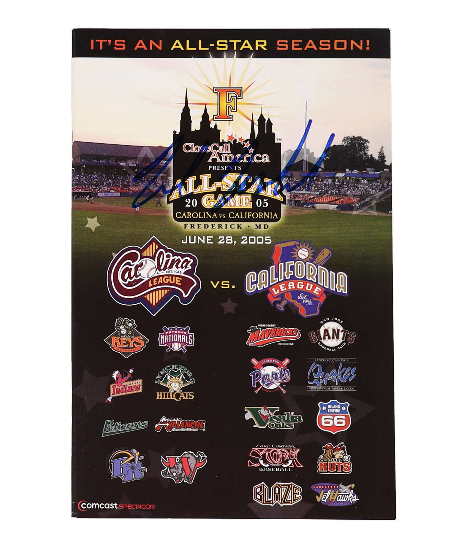 Nick Markakis Signed 2005 All-Star Game Program (JSA) | Pristine Auction