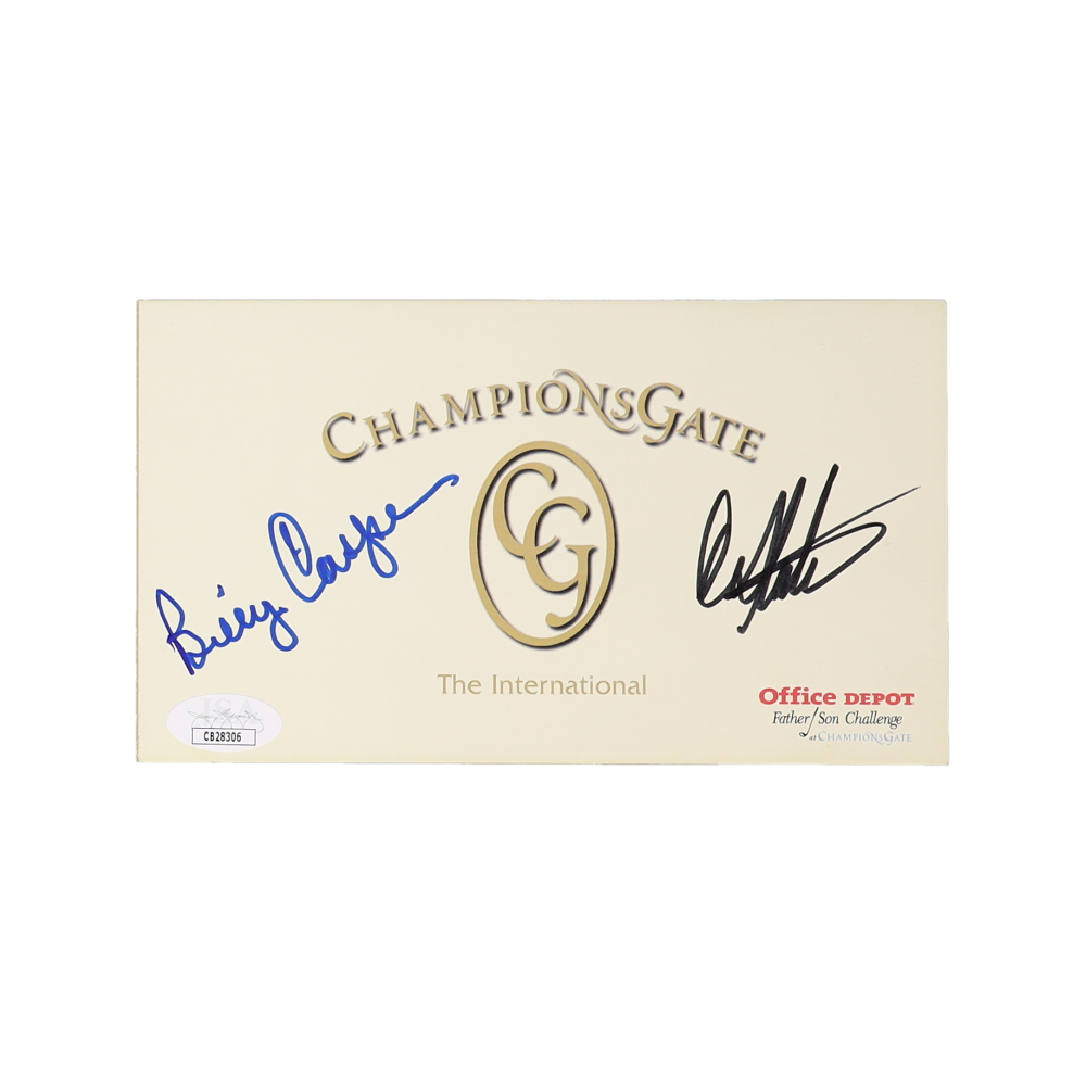 Billy Casper & Craig Stadler Signed Champions Gate Score Card (JSA ...
