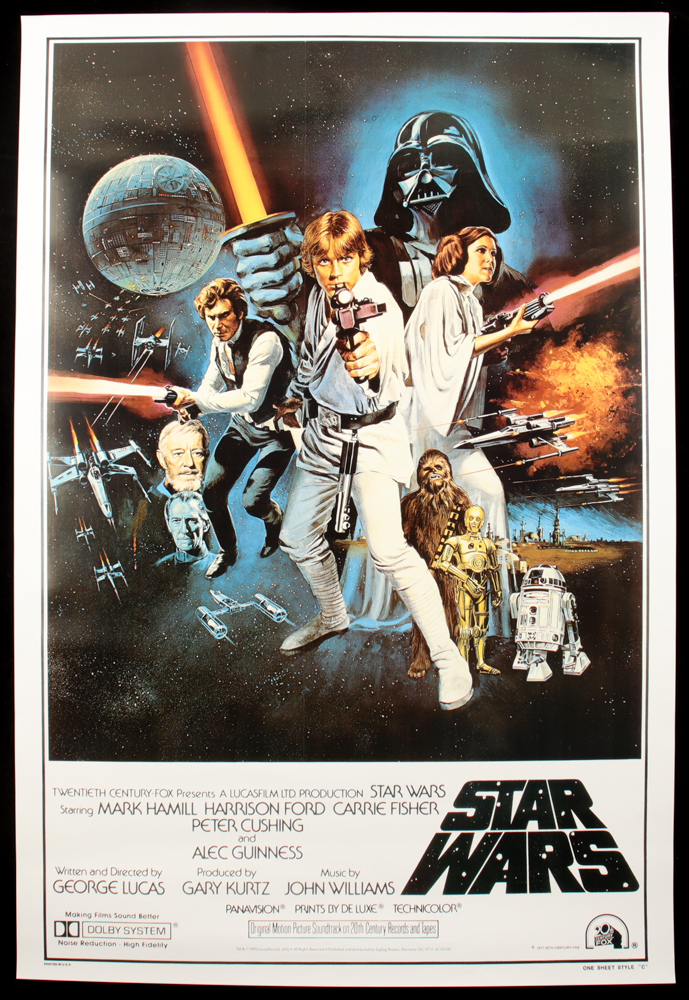 Set of (3) "Star Wars" 27x40 Movie Posters Including "Star Wars: A New ...