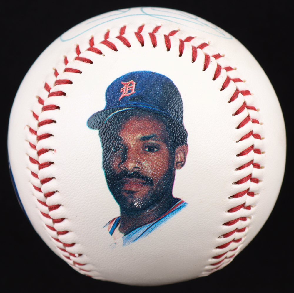 Cecil Fielder Signed Portrait Baseball (JSA) | Pristine Auction
