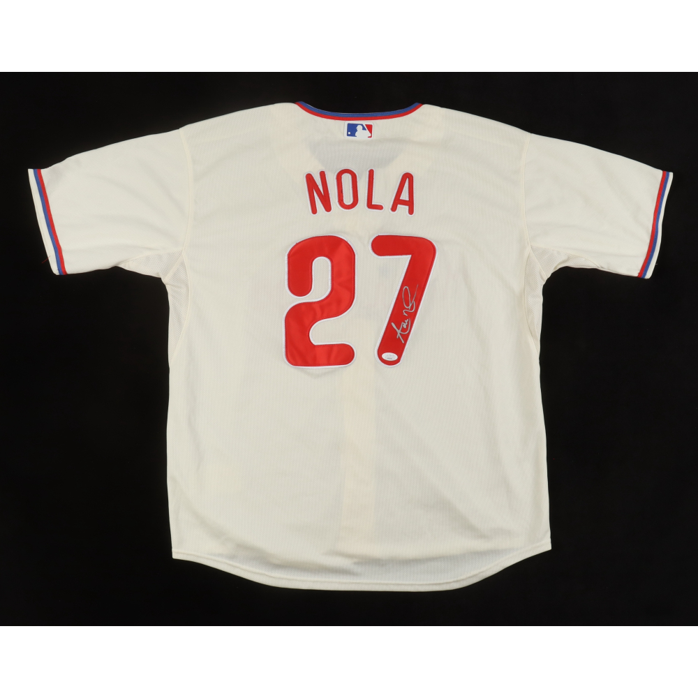 Aaron Nola Signed Jersey (JSA) | Pristine Auction