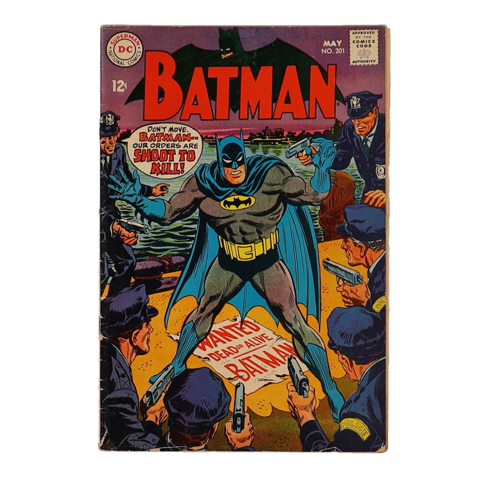 1968 "Batman" Issue #201 DC Comic Book | Pristine Auction
