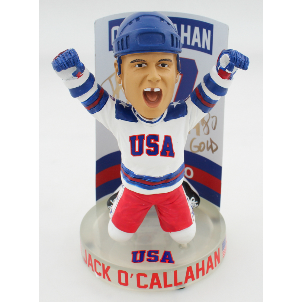 Jack O'Callahan Signed LE Team USA Celebration Bobblehead Inscribed ...