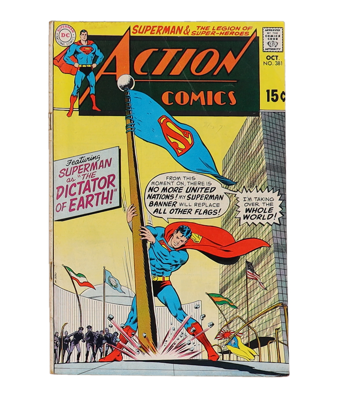 1969 "Action Comics (Superman)" Issue #381 DC Comic Book | Pristine Auction