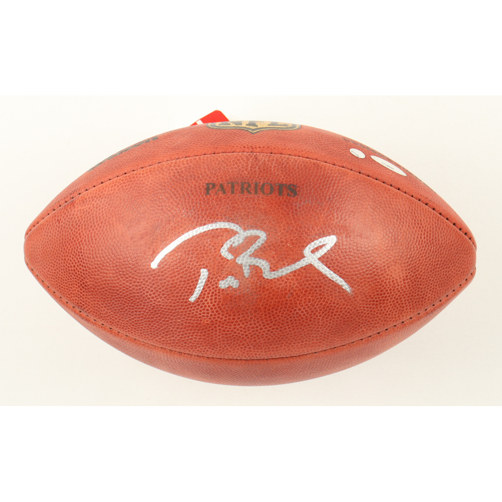 Tom Brady Signed Patriots "The Duke" NFL Official Game Ball (GOAT ...