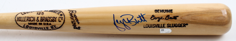 George Brett Signed Louisville Slugger Baseball Bat (MLB) | Pristine ...
