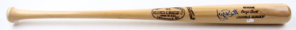 George Brett Signed Louisville Slugger Baseball Bat (MLB) | Pristine ...