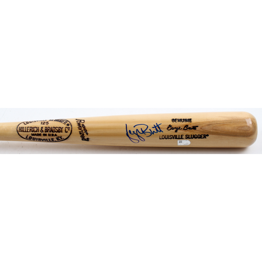 George Brett Signed Louisville Slugger Baseball Bat (MLB) | Pristine ...