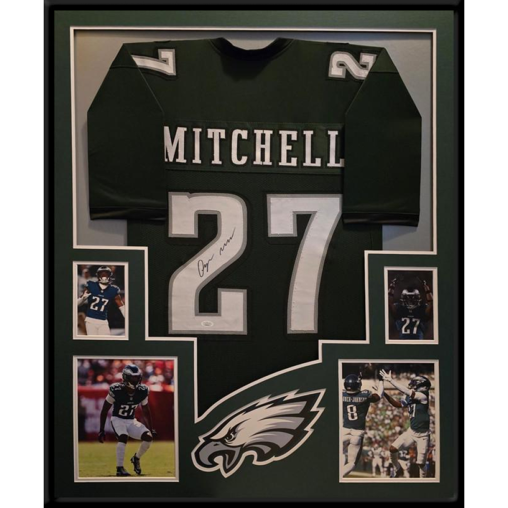 Quinyon Mitchell Signed Custom Framed Jersey (JSA) | Pristine Auction