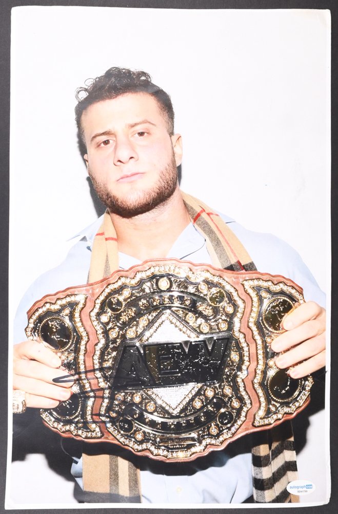 MJF Signed AEW 11x17 Photo (AutographCOA) | Pristine Auction