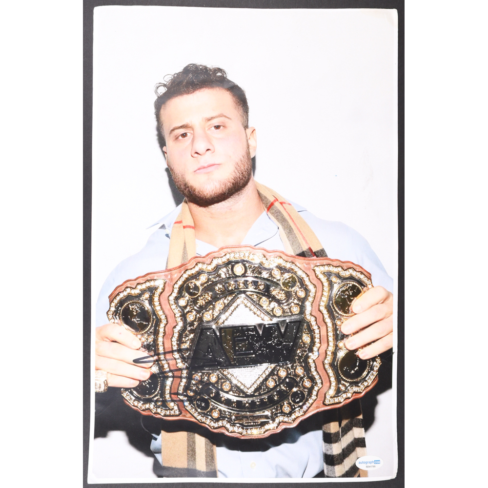 MJF Signed AEW 11x17 Photo (AutographCOA) | Pristine Auction