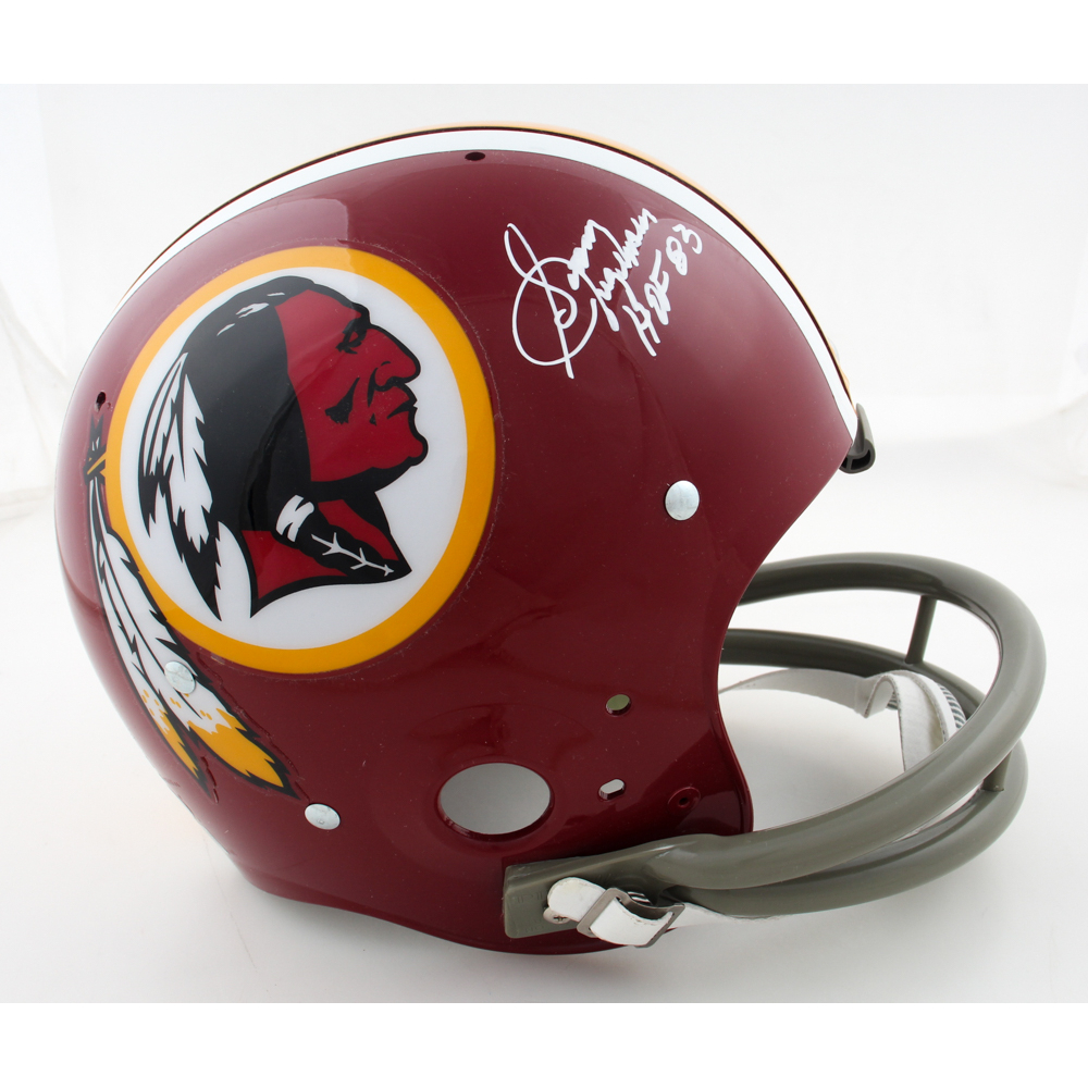Sonny Jurgensen Signed Redskins Full-Size Helmet Inscribed "HOF 83 ...
