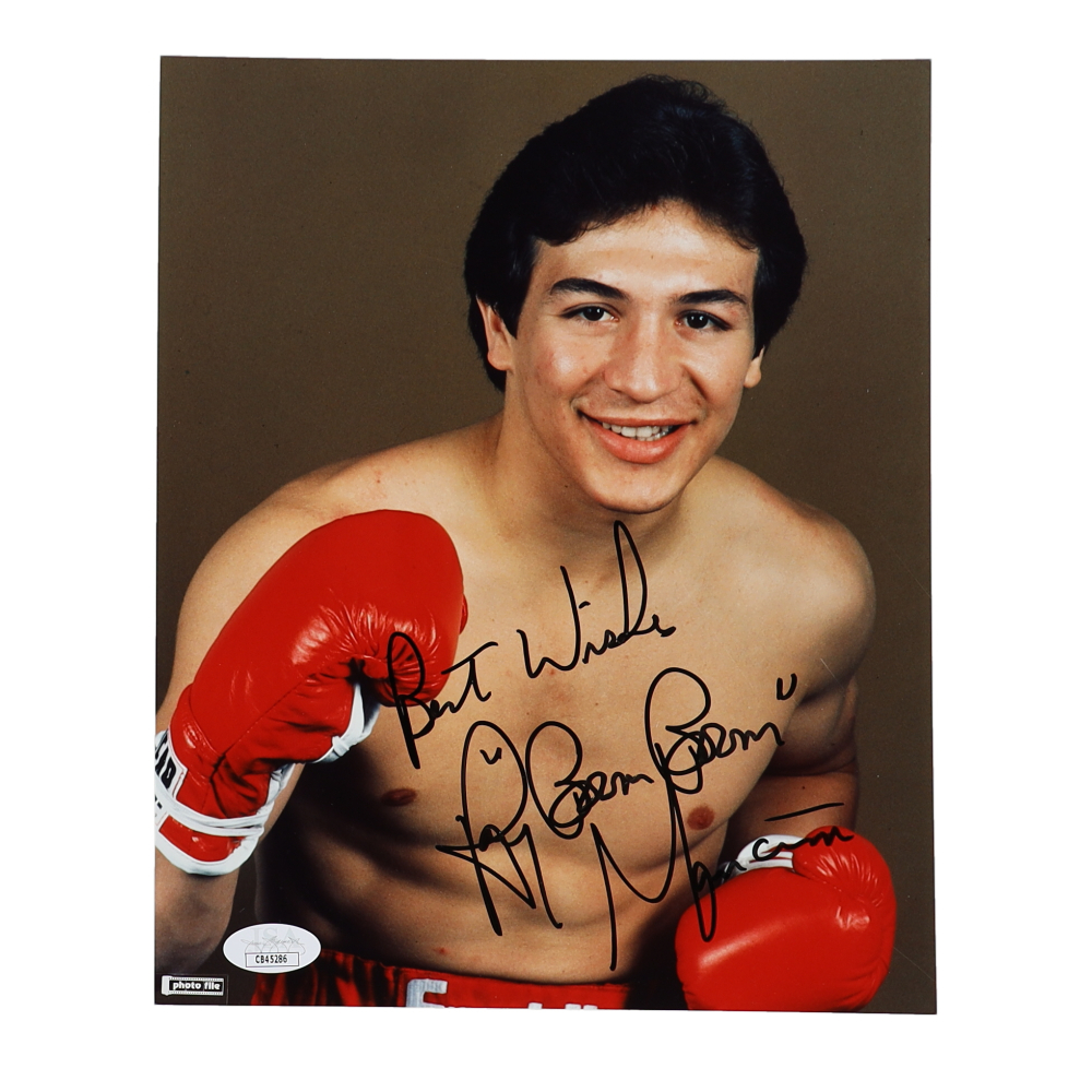 Ray "Boom Boom" Mancini Signed 8x10 Photo Inscribed "Best Wishes" (JSA ...