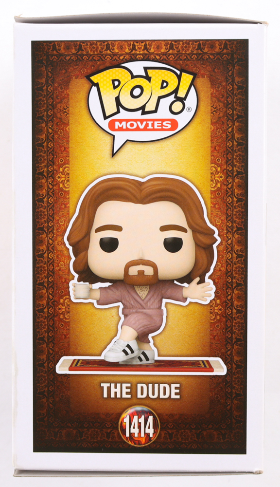 Jeff Bridges Signed "The Big Lebowski" #1414 The Dude Funko Pop! Vinyl ...