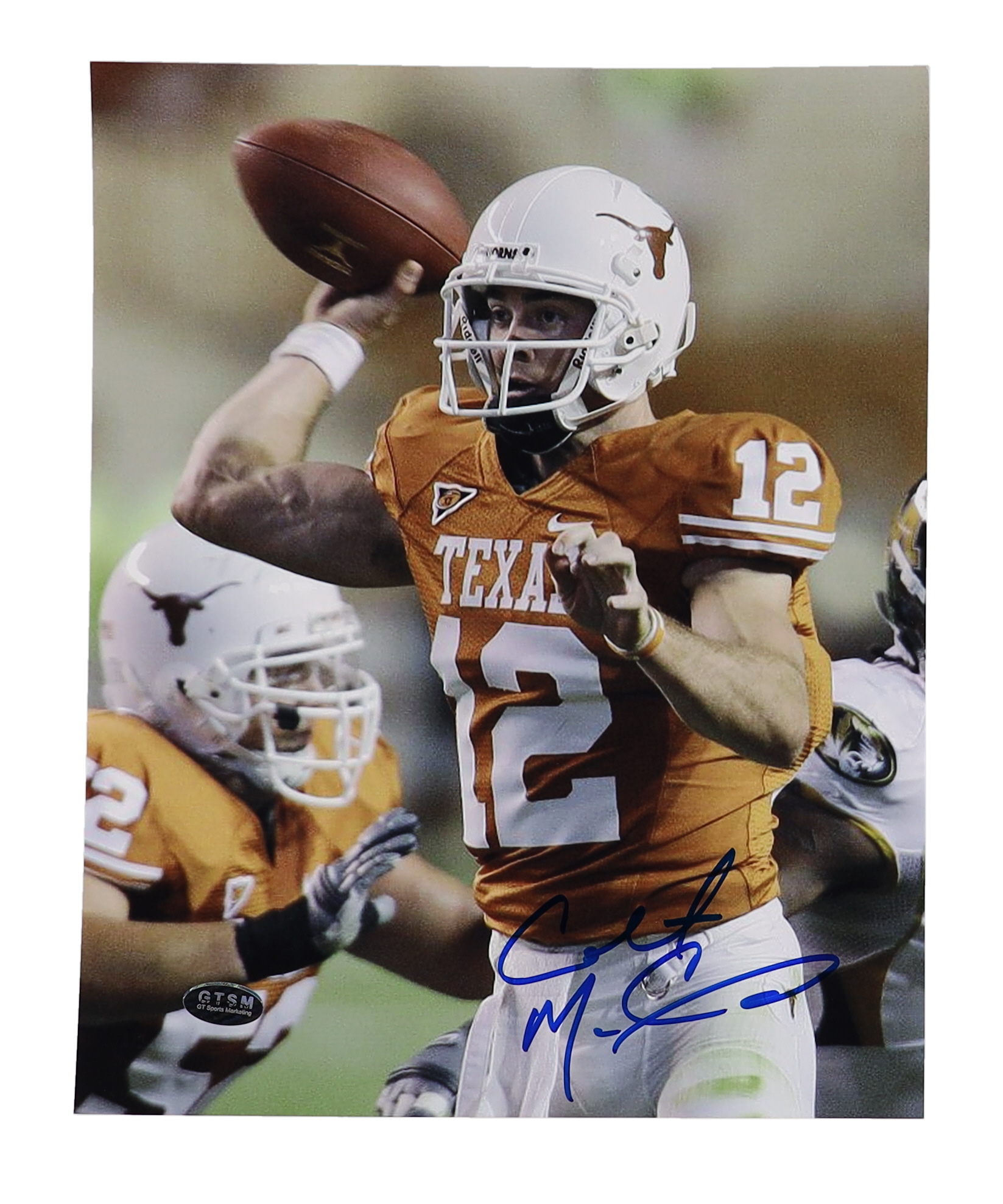 Colt McCoy Signed Texas Longhorns 8x10 Photo (McCoy) | Pristine Auction