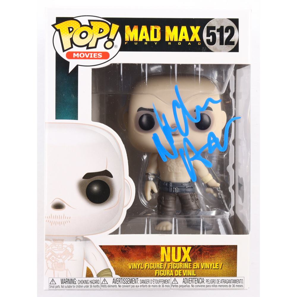 Nicholas Hoult Signed "Mad Max: Fury Road" #512 Nux Funko Pop! Figure ...