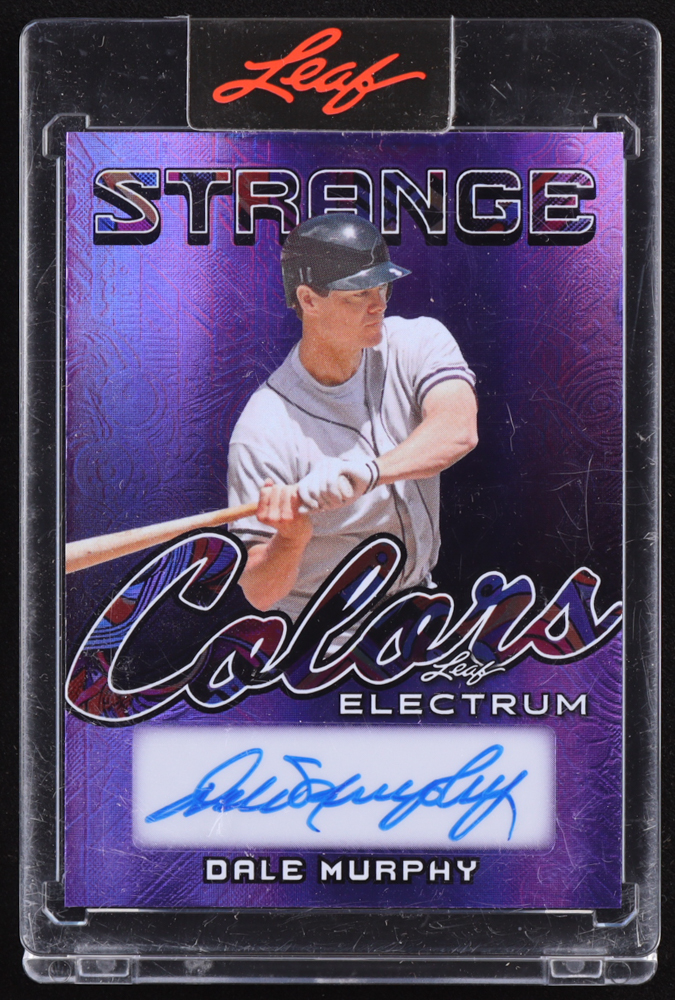 Dale Murphy 2024 Leaf Electrum Strange Colors Prismatic Purple #SCDM3 ...
