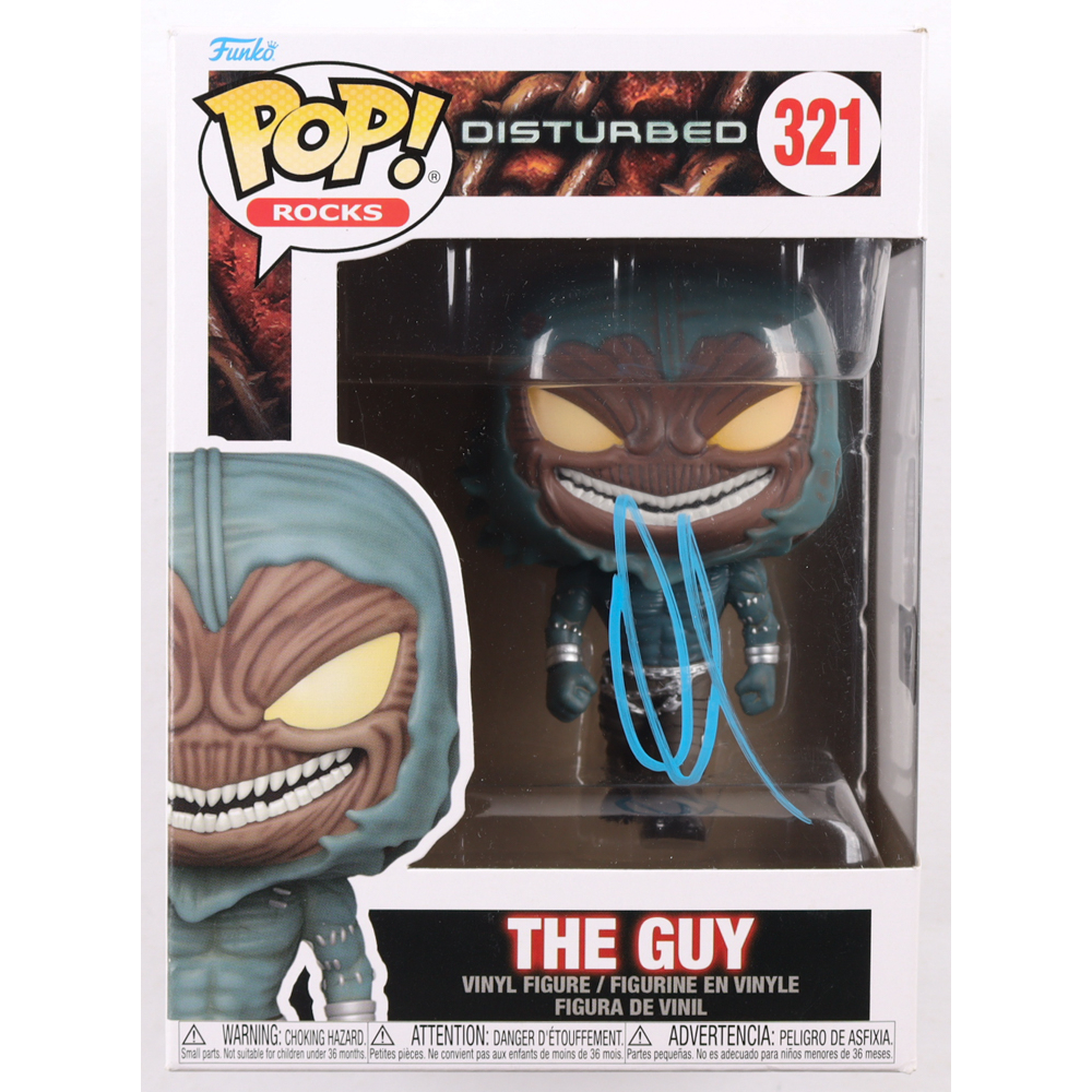 David Draiman Signed "Disturbed" #321 The Guy Funko Pop! Vinyl Figure ...