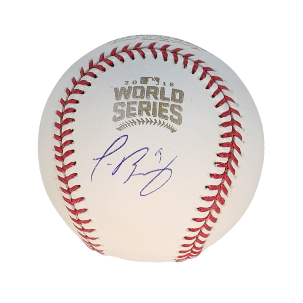 Javier Baez Signed 2016 World Series Baseball (Fanatics & MLB ...