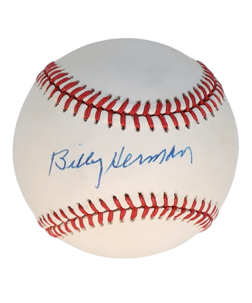 Billy Herman Signed ONL Baseball (JSA) | Pristine Auction