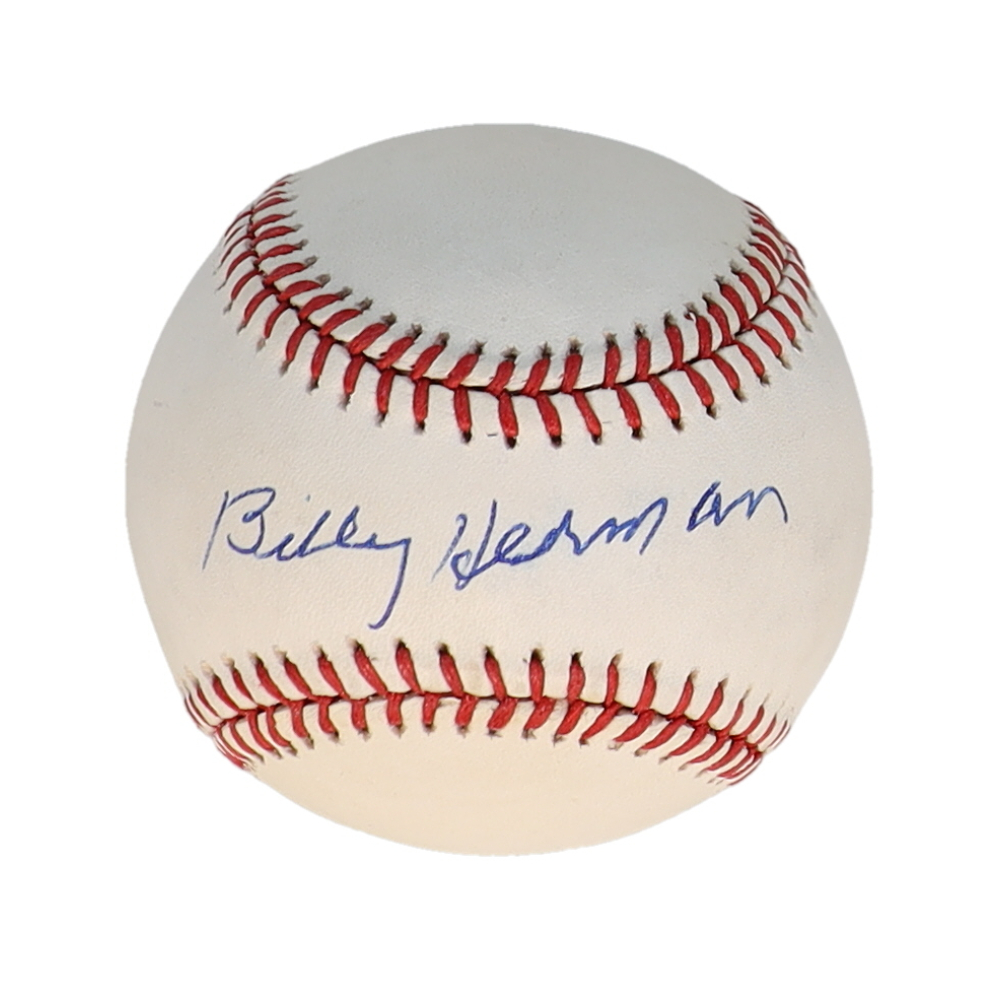 Billy Herman Signed ONL Baseball (JSA) | Pristine Auction