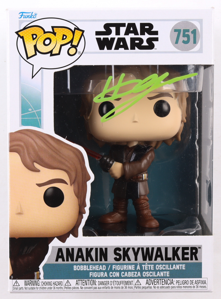 Hayden Christensen Signed "Star Wars" #751 Anakin Skywalker Bobble-Head ...