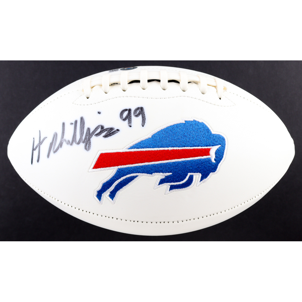 Harrison Phillips Signed Bills Logo Football (Beckett) | Pristine Auction