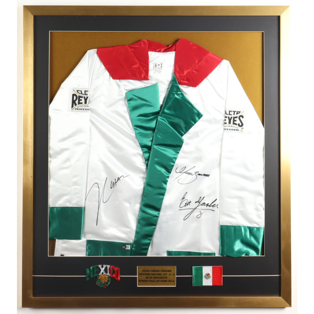 Julio Cesar Chavez, Marco Antonio Barrera & Erik Morales Signed "Kings ...