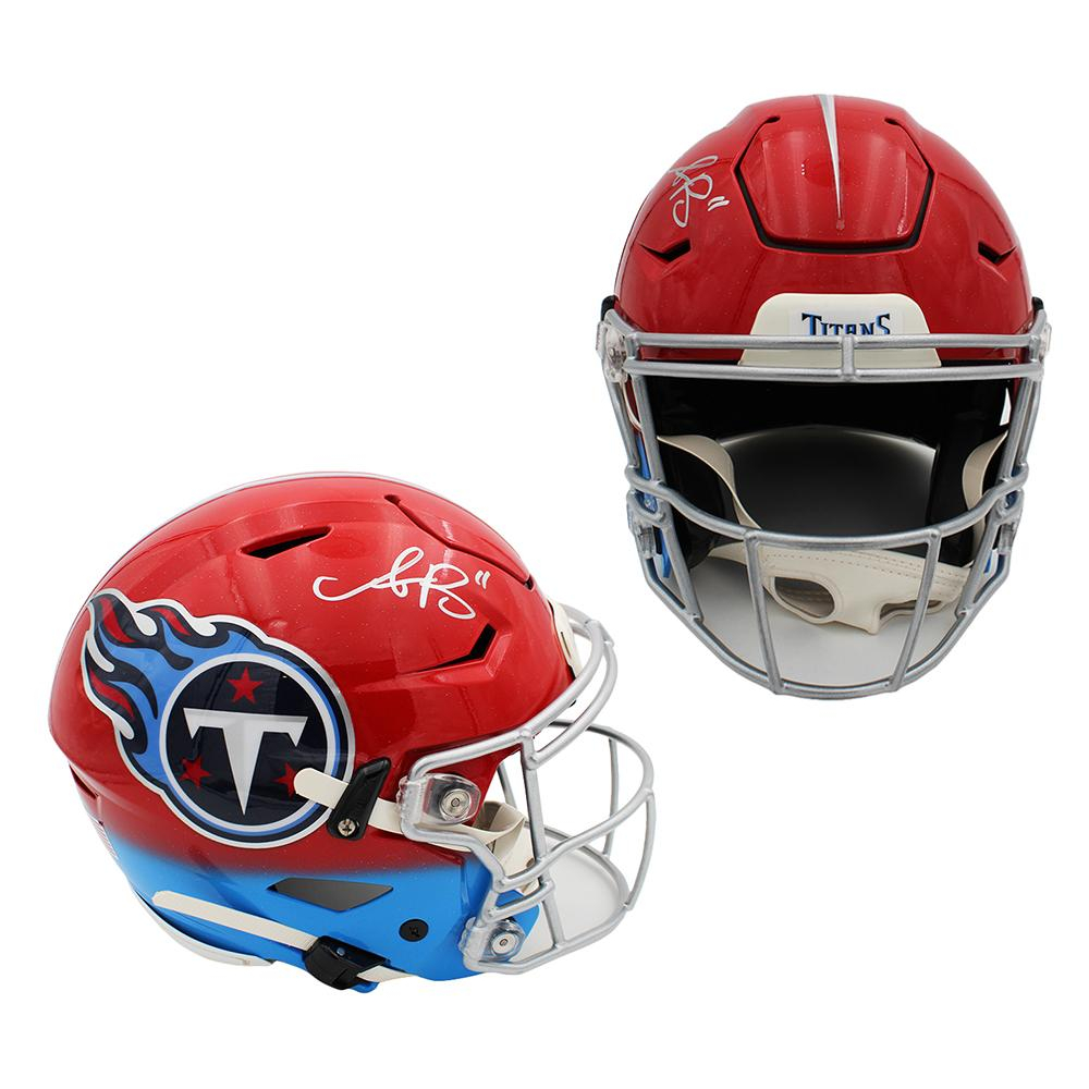 AJ Brown Signed Titans Full-Size Authentic On-Field Speedflex Helmet ...