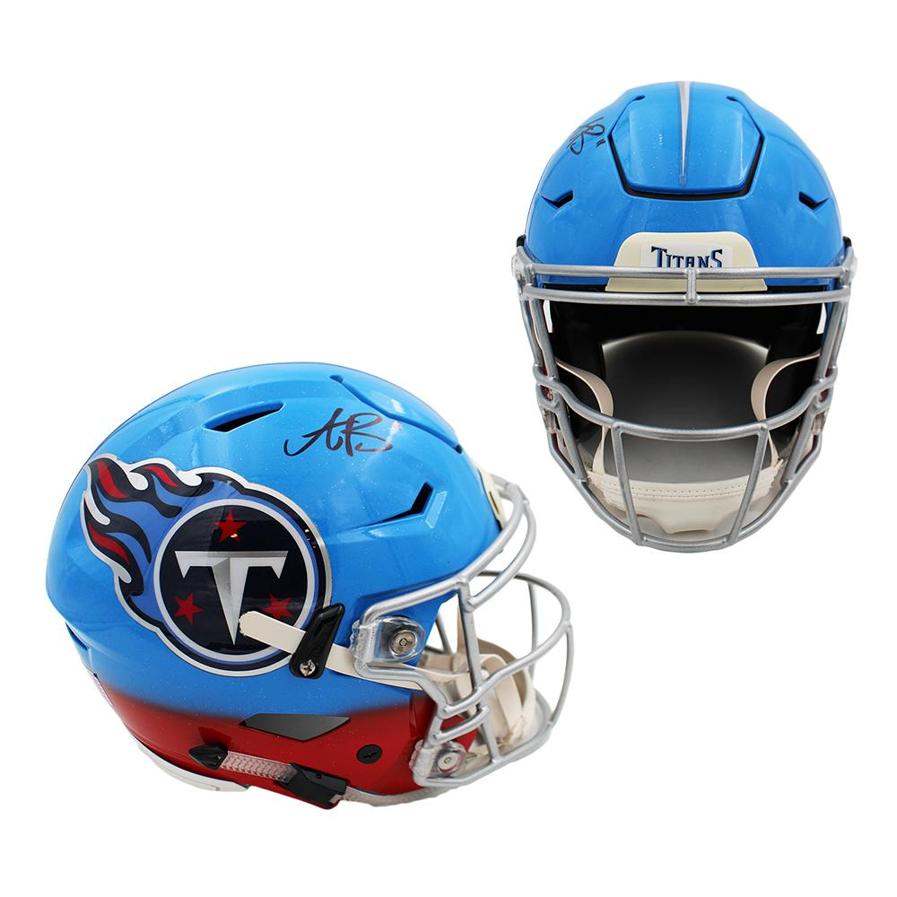 AJ Brown Signed Titans Full-Size Authentic On-Field Speedflex Helmet ...
