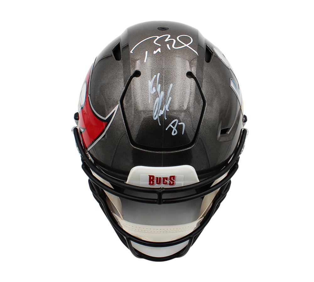 Tom Brady & Rob Gronkowski Signed Buccaneers / Super Bowl LV Champions ...