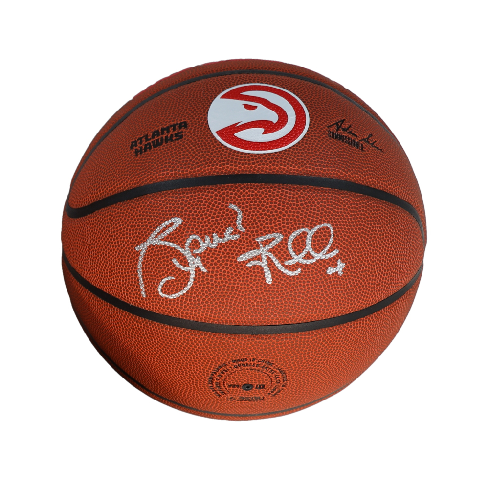 Spud Webb Signed Hawks Logo Basketball (Schwartz) | Pristine Auction