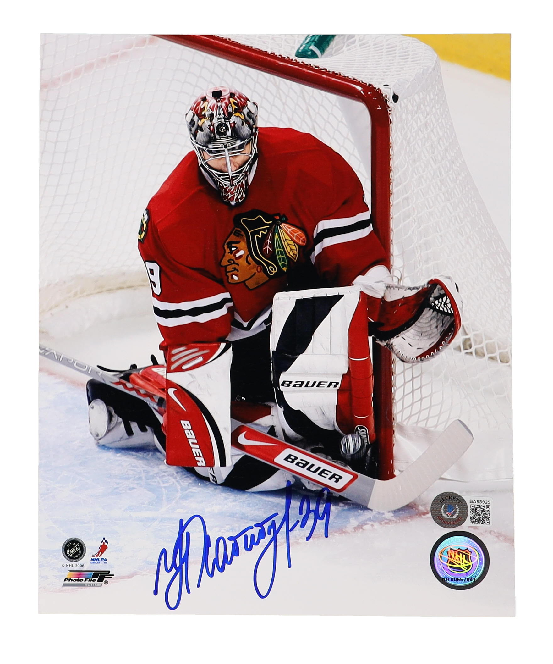 Nikolai Khabibulin Signed Blackhawks 8x10 Photo (Beckett) | Pristine ...