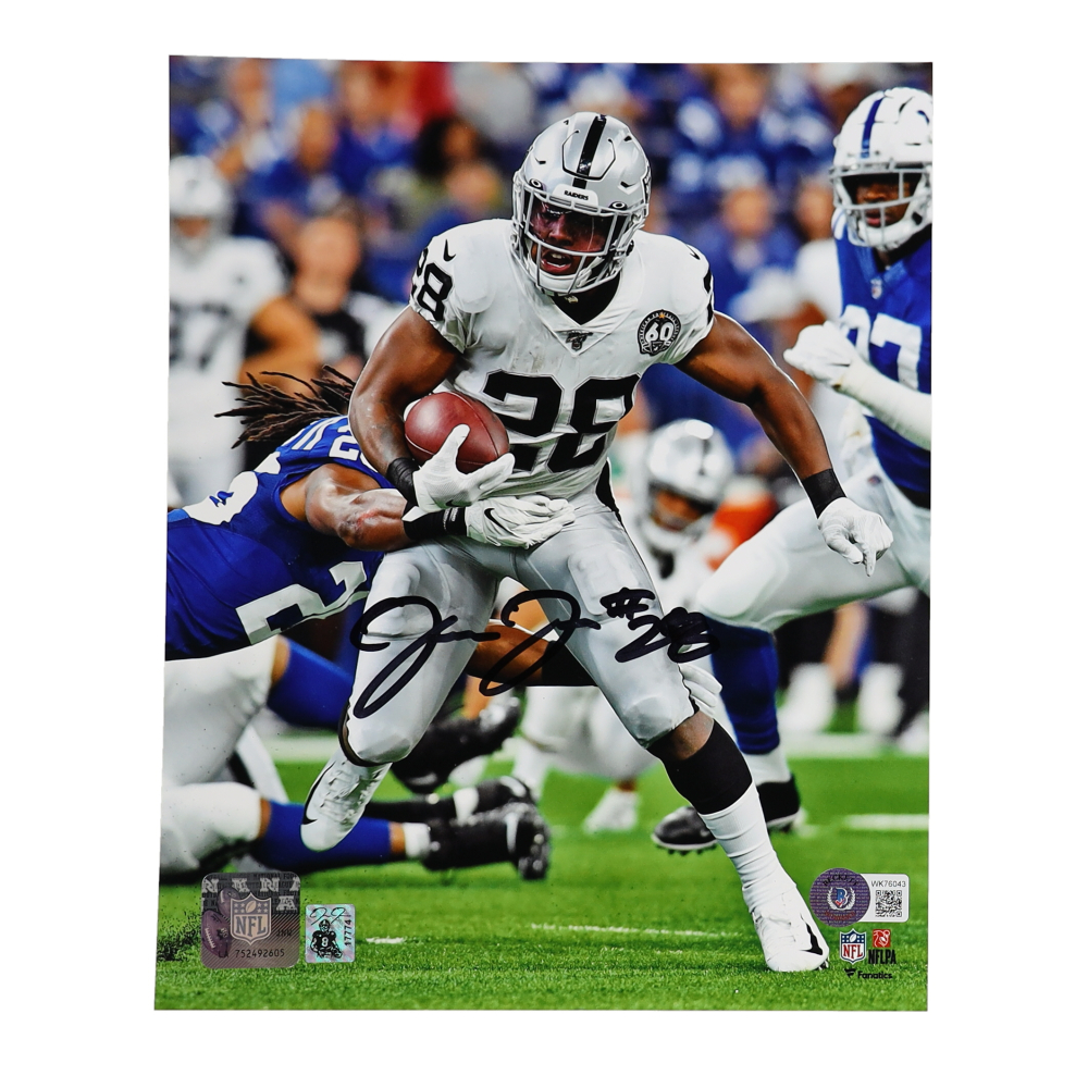 Josh Jacobs Signed Raiders 8x10 Photo (Beckett) | Pristine Auction