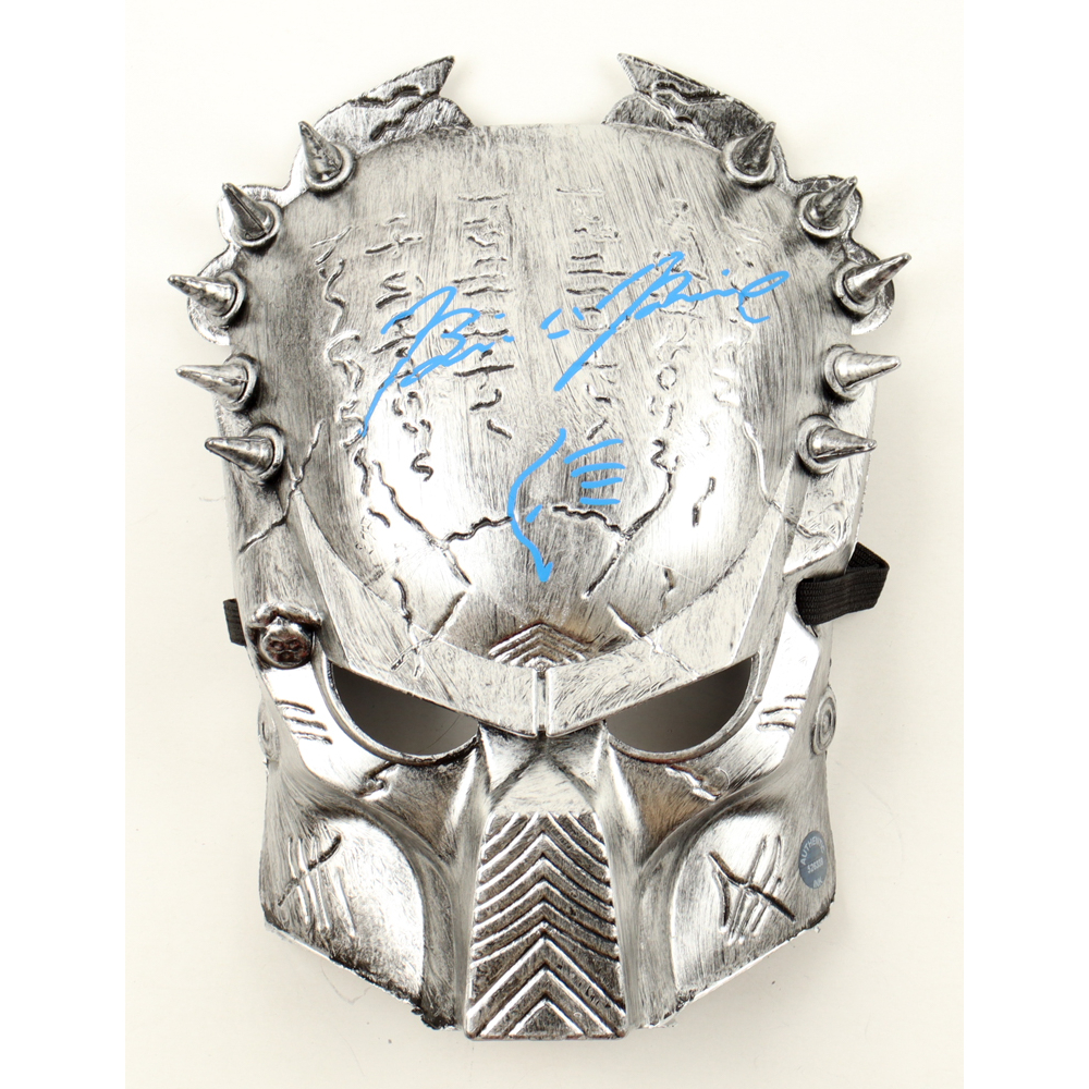 Brian A. Prince Signed "Predator" Mask with Hand-Drawn Predator Sketch ...
