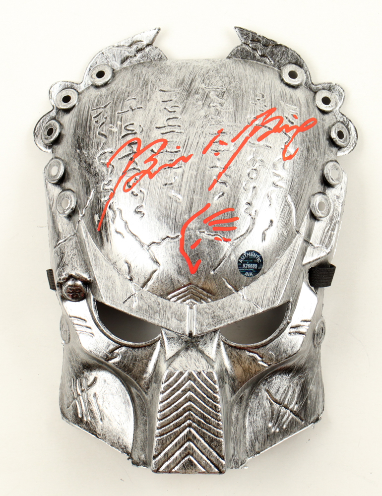Brian A. Prince Signed "Predator" Mask with Hand-Drawn Predator Sketch ...