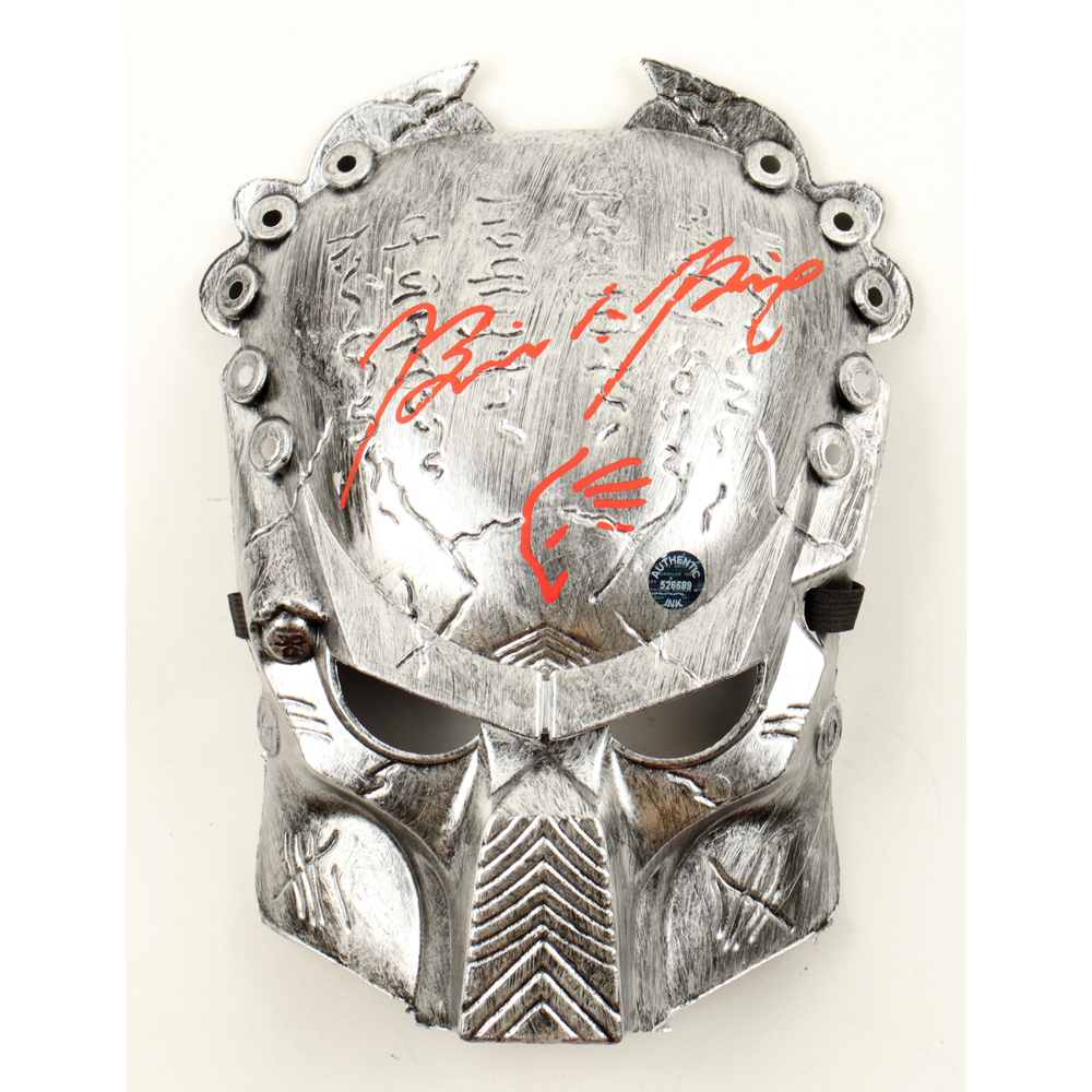 Brian A. Prince Signed "Predator" Mask with Hand-Drawn Predator Sketch ...