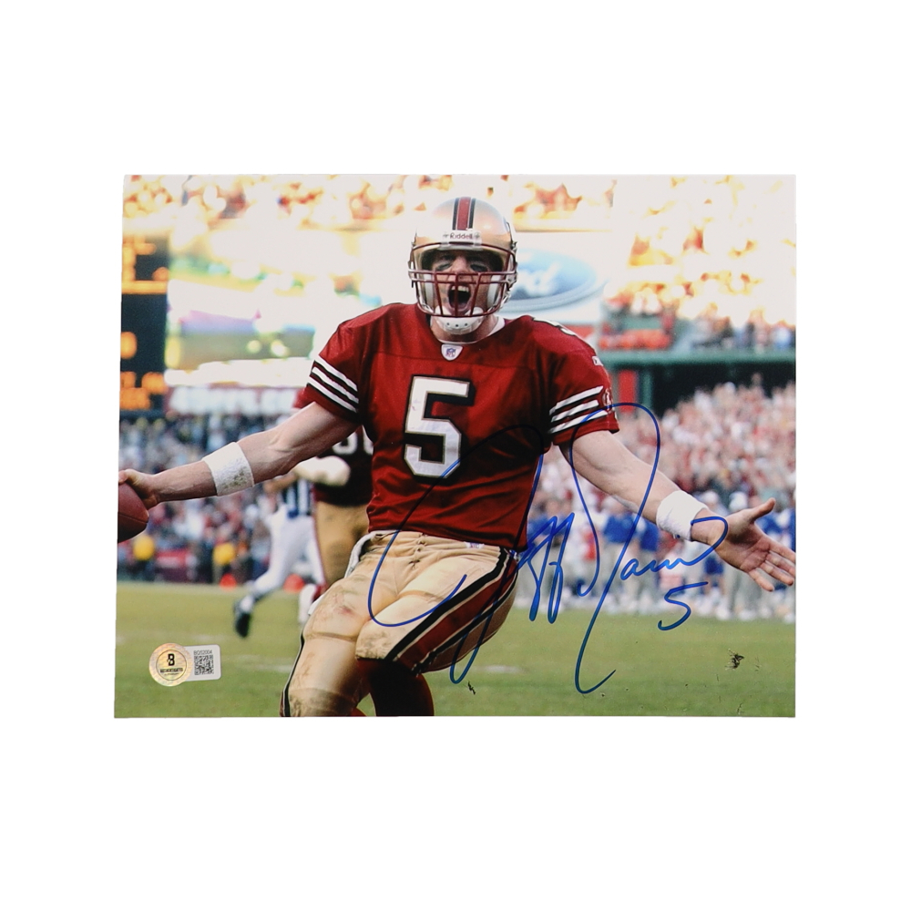Jeff Garcia Signed 49ers 8x10 Photo (Beckett) | Pristine Auction