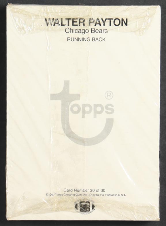 1980 Topps Super Football Complete Set of (30) Cards with Walter Payton ...
