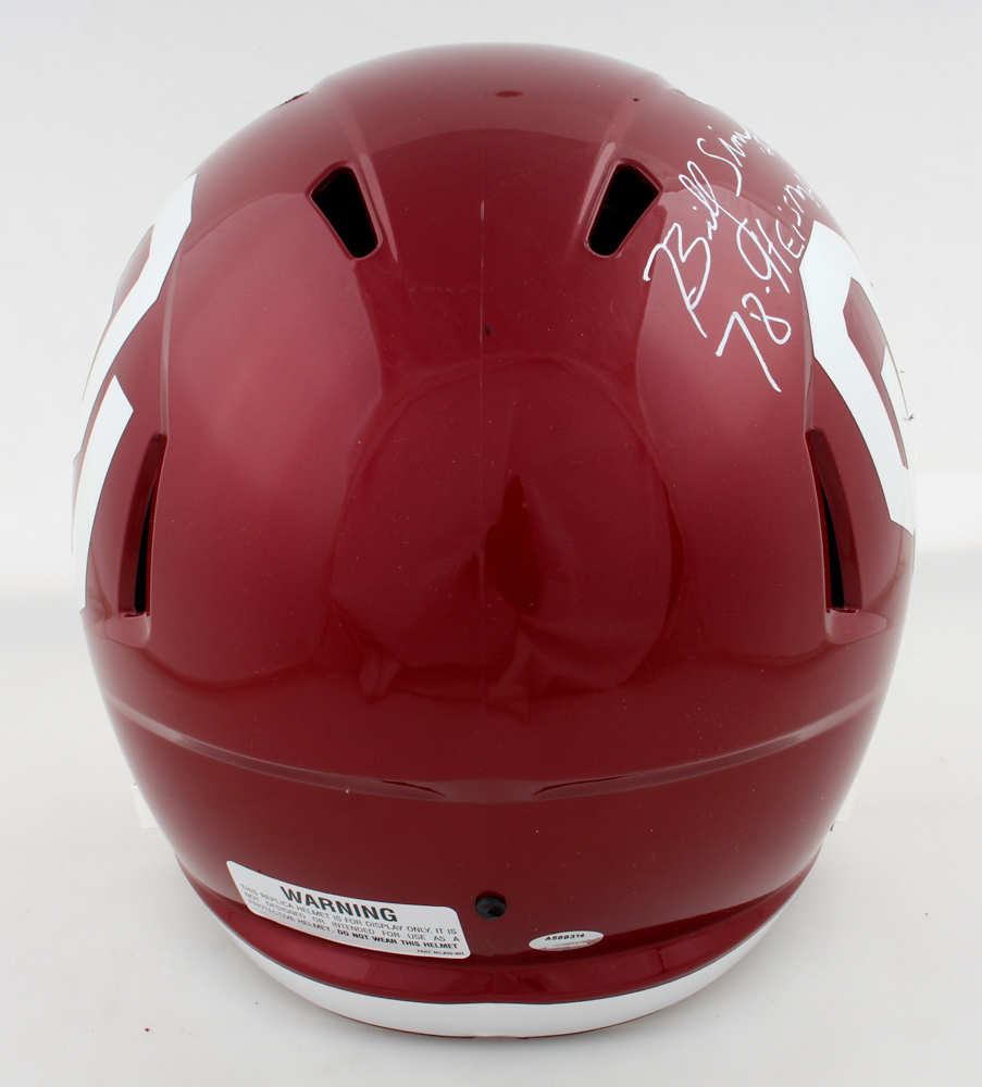 Billy Sims Signed Oklahoma Sooners Full-Size Speed Helmet Inscribed "78 ...